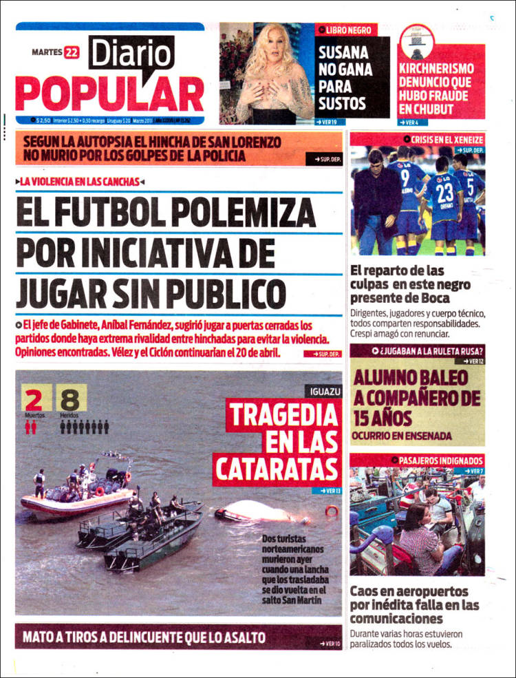 Paper Papers: Nuevo diseño de Diario Popular