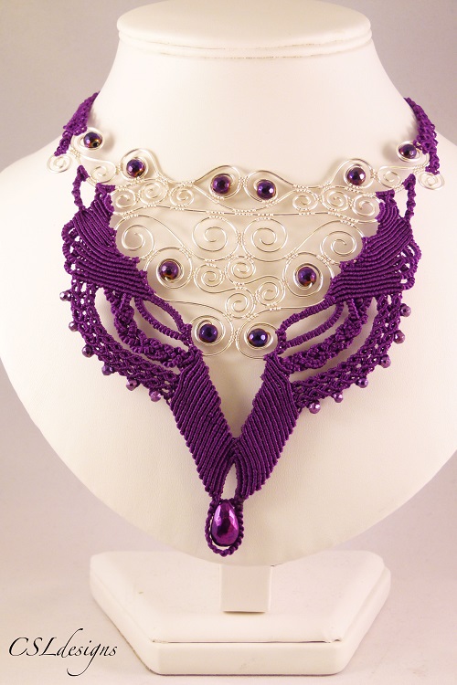 Wire and Micro Macrame Jewelry by CSL Designs / The Beading Gem