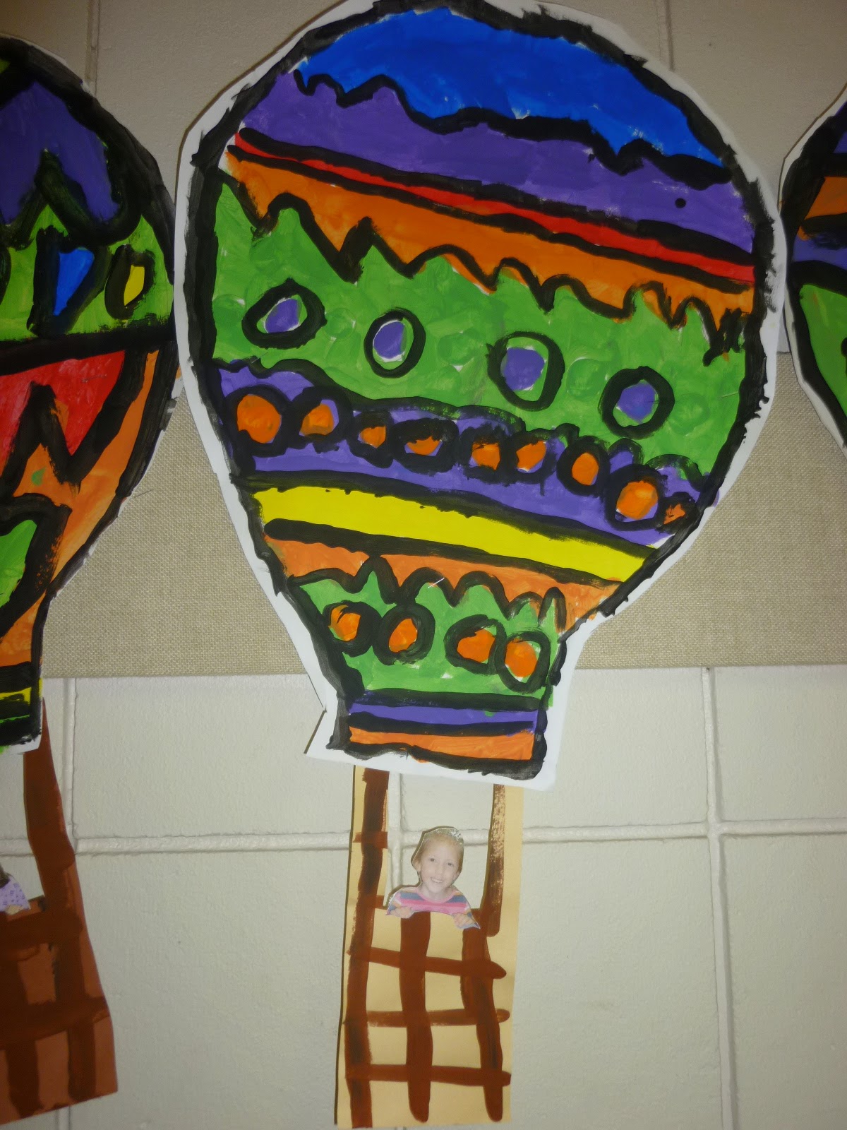 Mrs. Werner's Art Room: 1st Grade Hot Air Balloons
