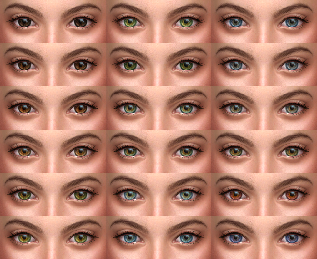 Sims 4 cc eyes replacement - discobos