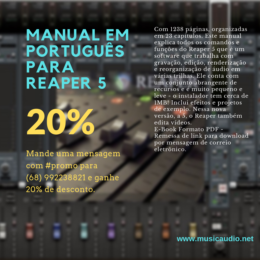 MUSICAUDIO - NOVIDADES E DICAS: Reaper - Efeitos e Plugins - 18 Chorus ...