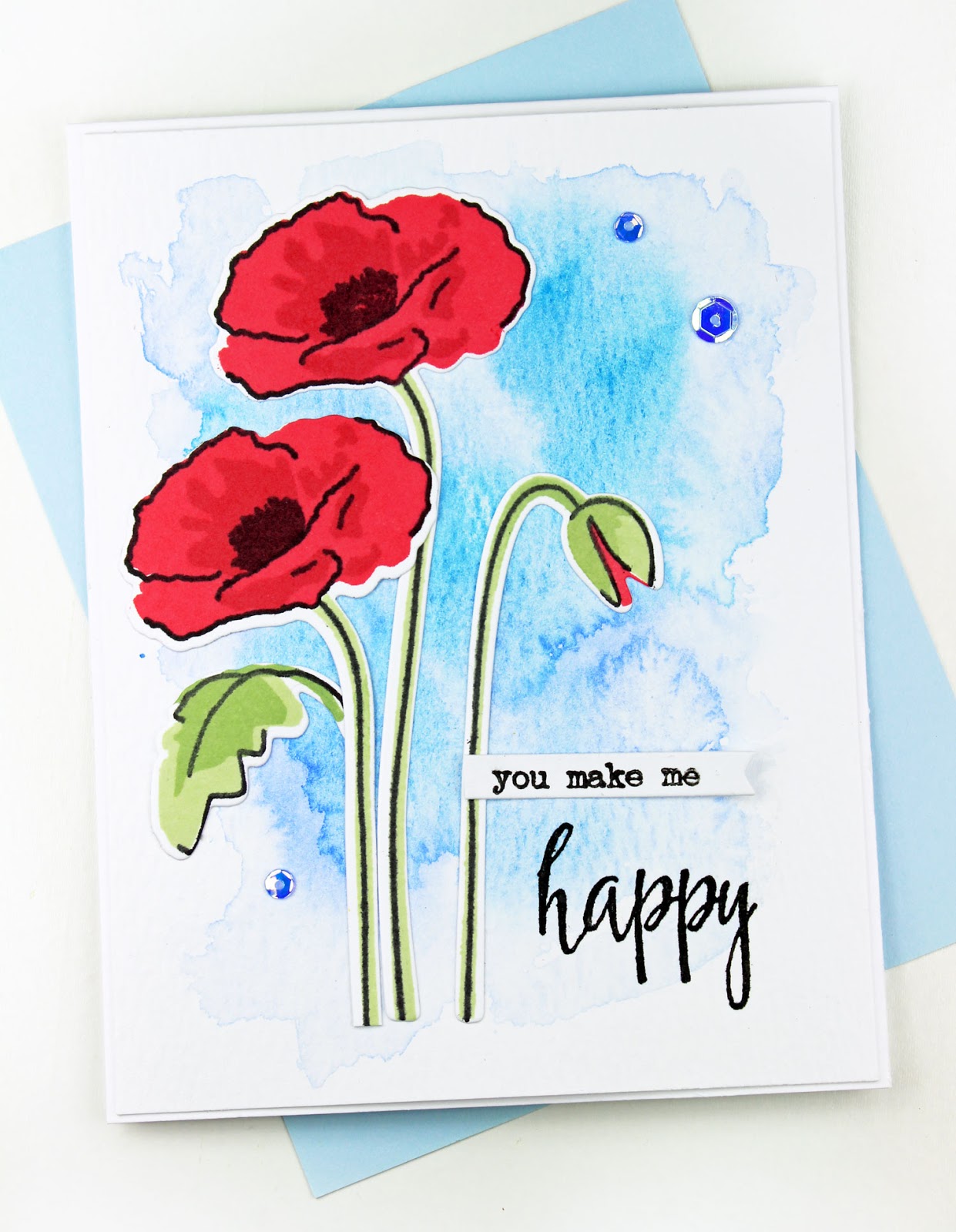 A Kept Life: Tupelo Designs LLC | Altenew Painted Poppy