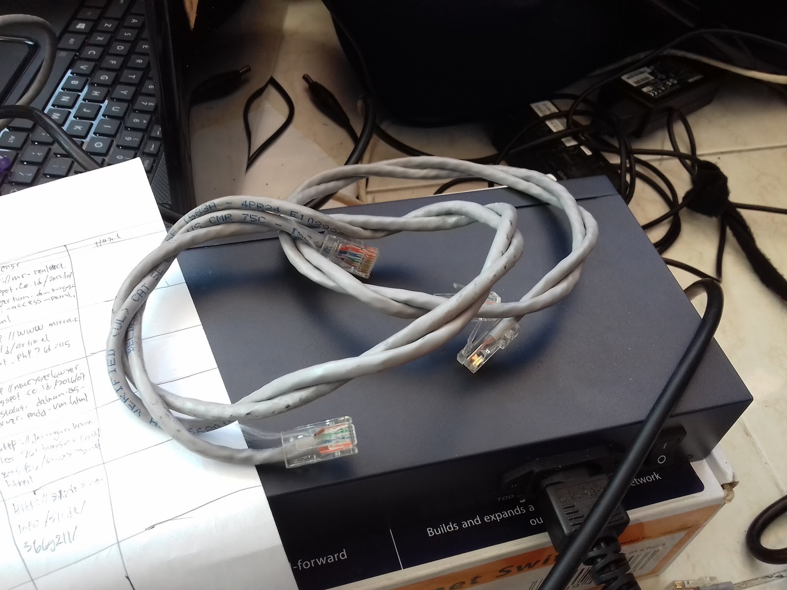 Praktek Pengkabelan Kabel UTP - RESKY NOVALIA ~ BLC TELKOM