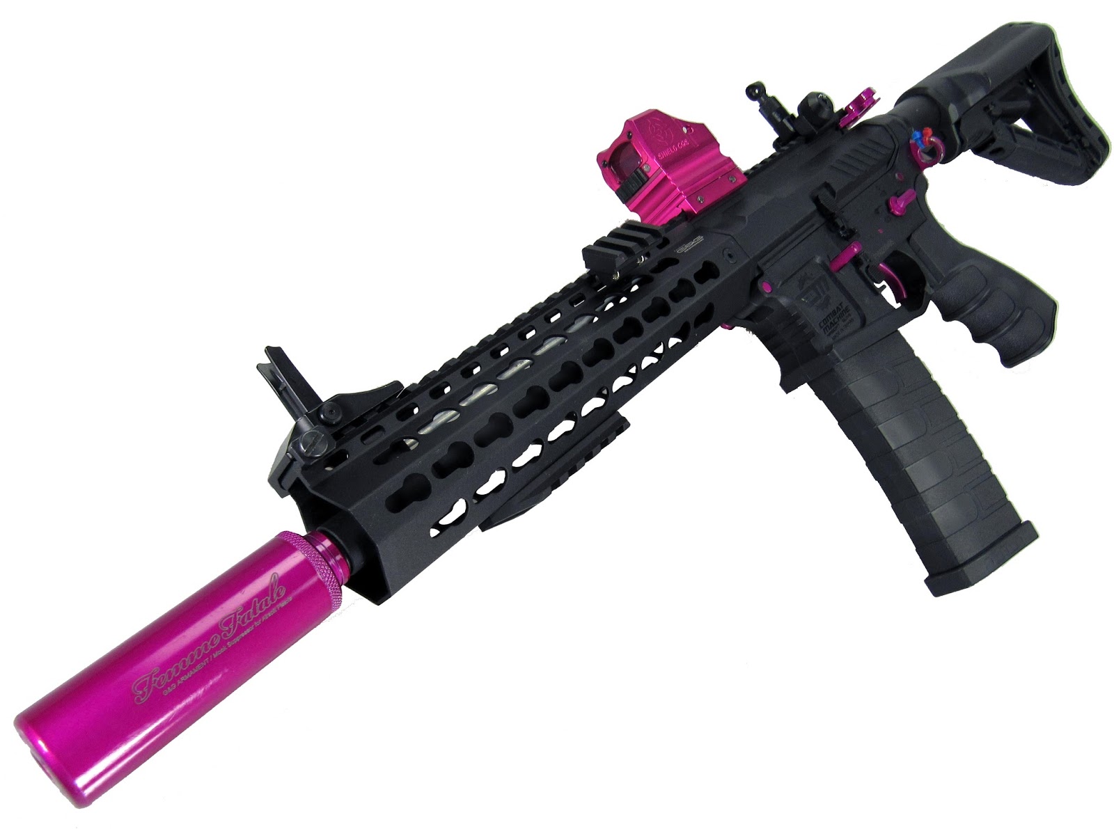 G&G CUSTOM CM16 SRL - THE BLACK ROSE VERSION 2! - Femme Fatale Airsoft