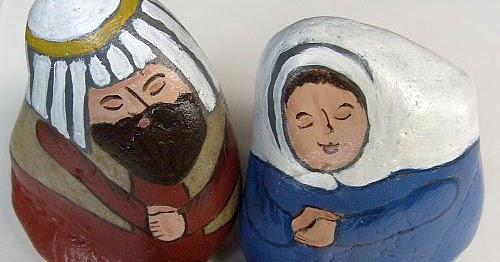 Painting Rock & Stone Animals, Nativity Sets & More: Unique Display ...