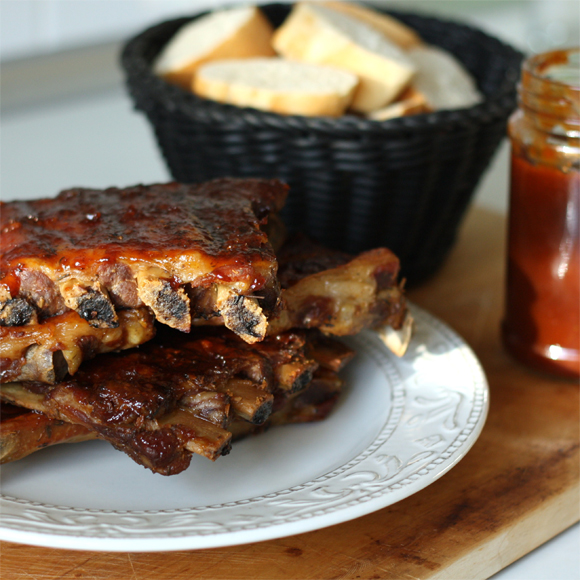 Elly's Art: BBQ-Rippchen aus dem Ofen
