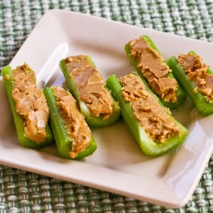 Adrenal Fatigue Recipes: Celery with Nut Butter