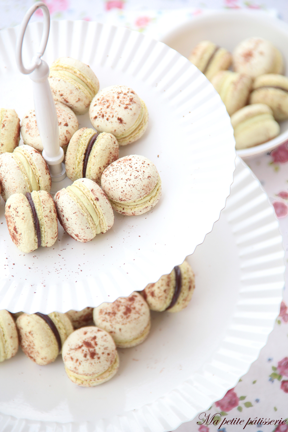Ma petite patisserie: Macarons de té matcha y cacao ¡Nueva receta!