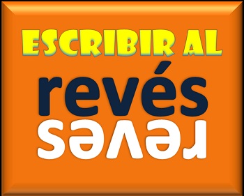 Letras al revés en twitter y facebook