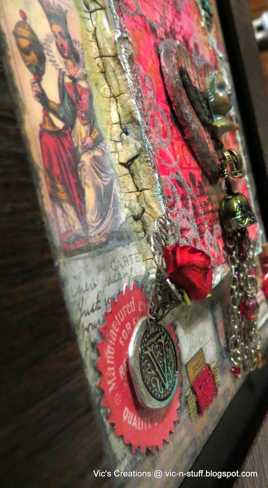 Vic's Creations: Valentines Shrine - #21 Rock Candy Glitter Compendium ...