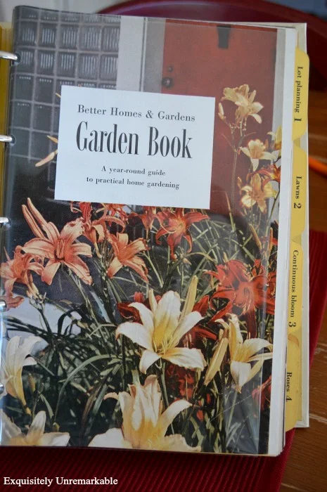 Vintage Gardening Book Giveaway - Exquisitely Unremarkable