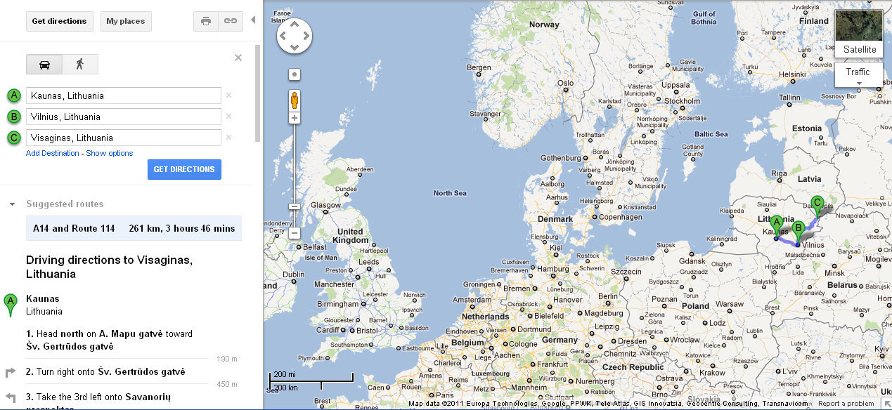 Trip to Lithuania.: Travelling to Visaginas, Lithuania.
