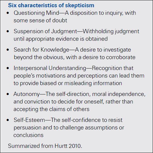 Professional Judgment Matters: Learning about Professional Skepticism ...