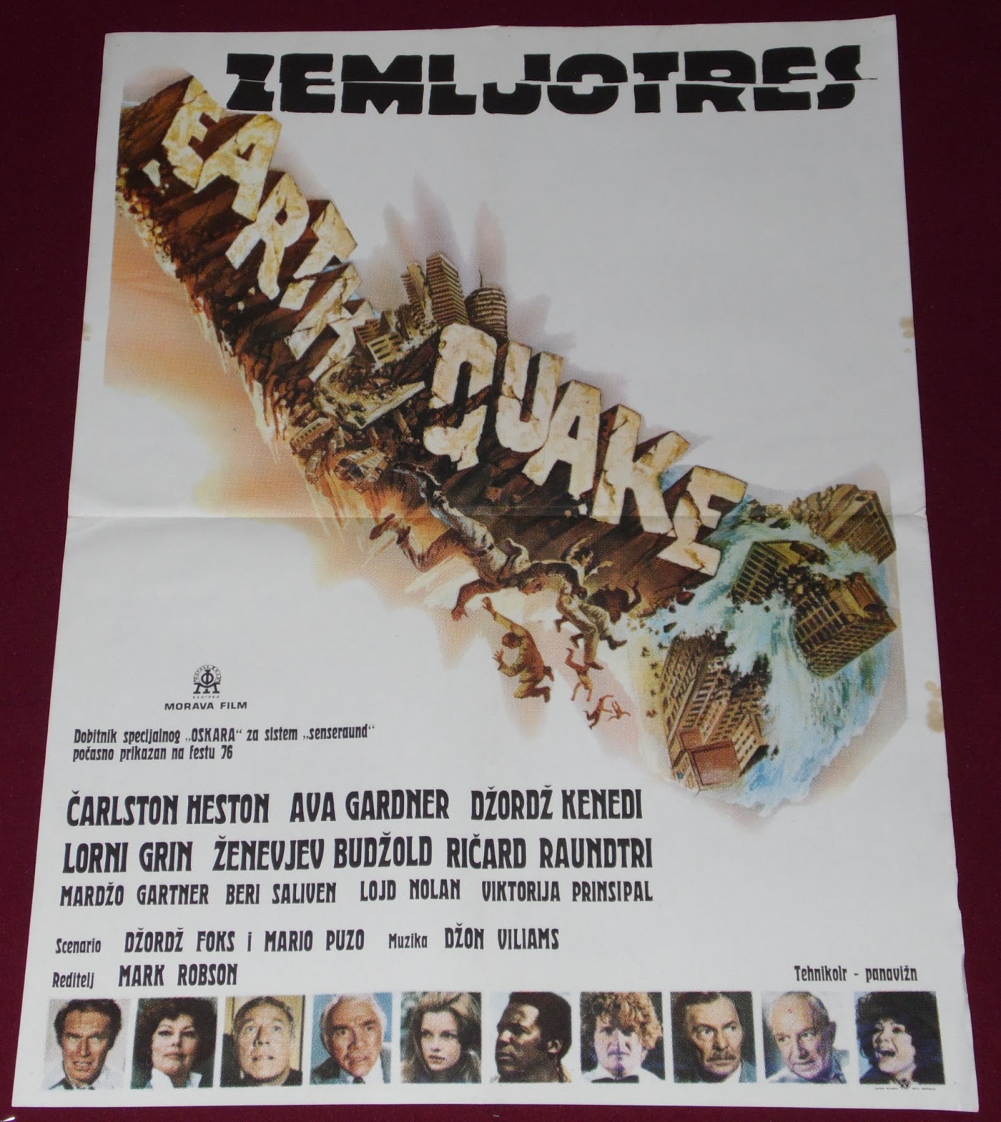 YugoRare Movie Posters: Earthquake (1974) YugoRare Movie Posters: Earthquake (1974)