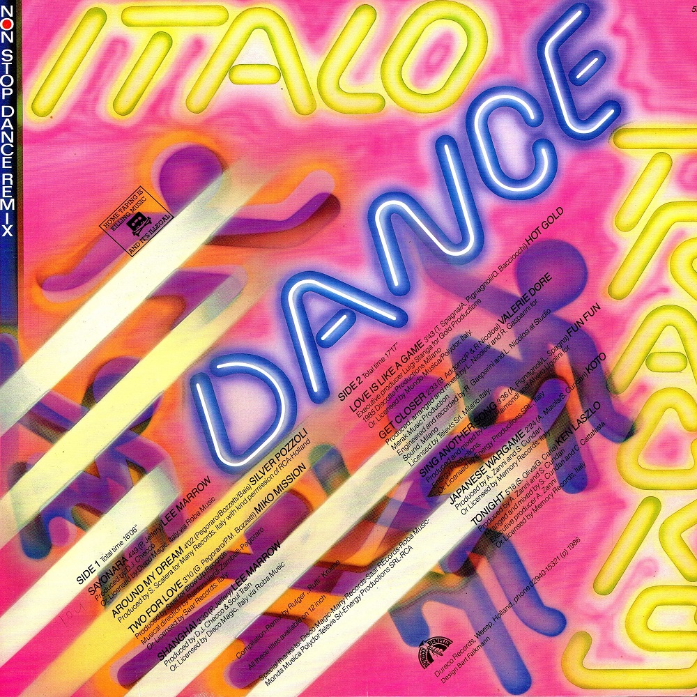 Various - Italo Dance Tracks Volume 2 (1985) ~ blog met verzamel albums