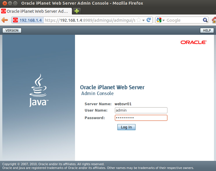 The Laboratory: iPlanet in a Solaris 11 zone (Express installation)