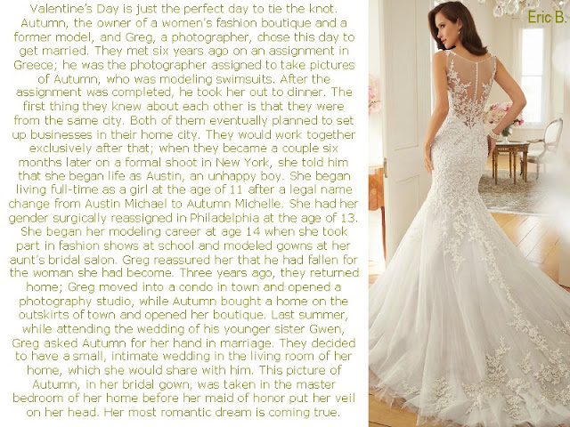 Eric's Transgender Captions: Autumn's Wedding