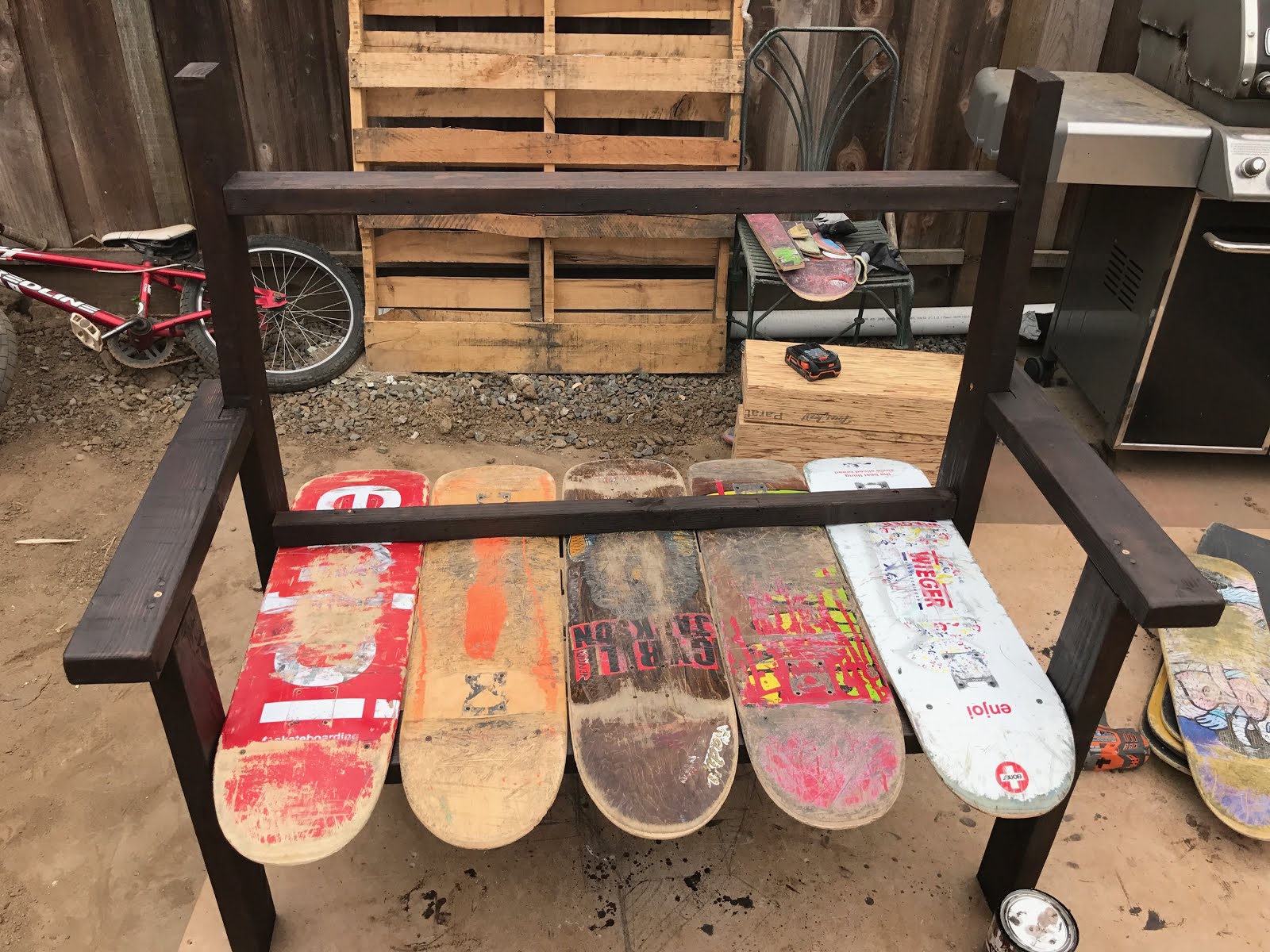 Skateboard Bench: 5/20/17