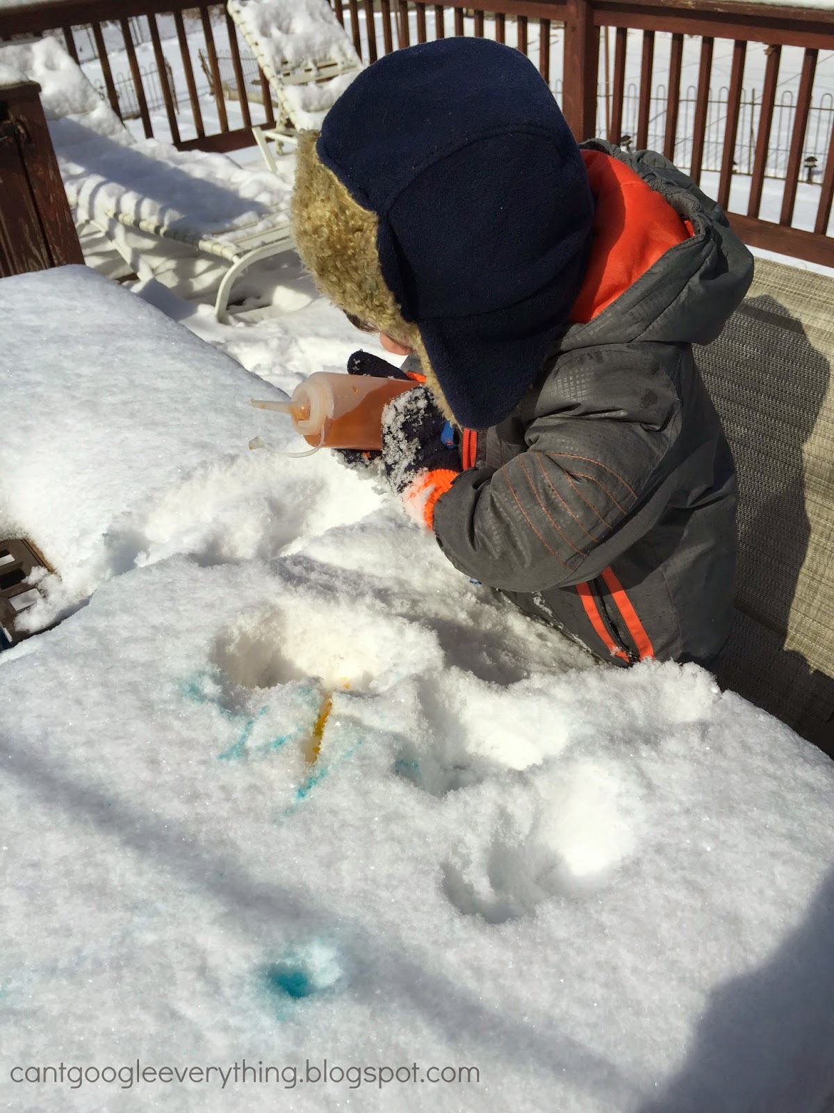 Snow Painting! - My Mini Adventurer
