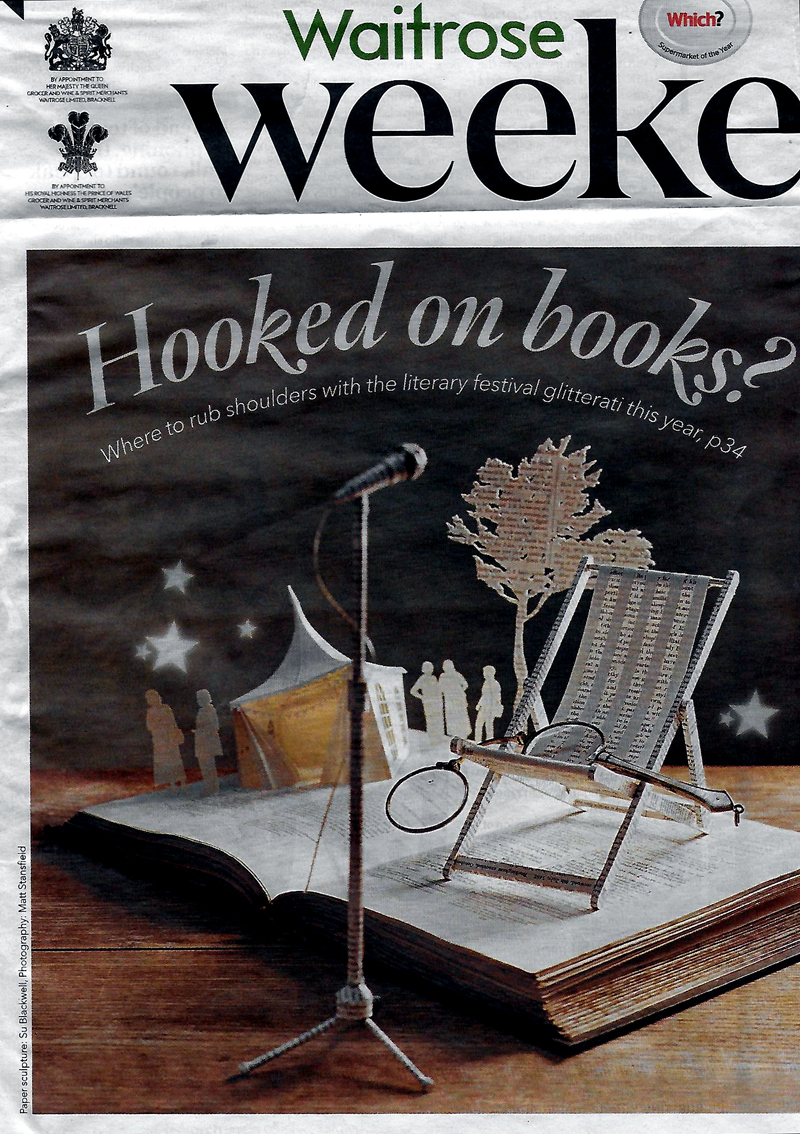 Su Blackwell Studio Blog: Waitrose Weekend Commission