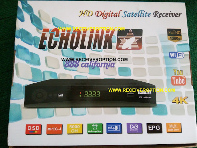 ECHOLINK 888 CALIFORNIA HD RECEIVER POWERVU KEY OPTION - How To Enter Biss key Power vu key And ...