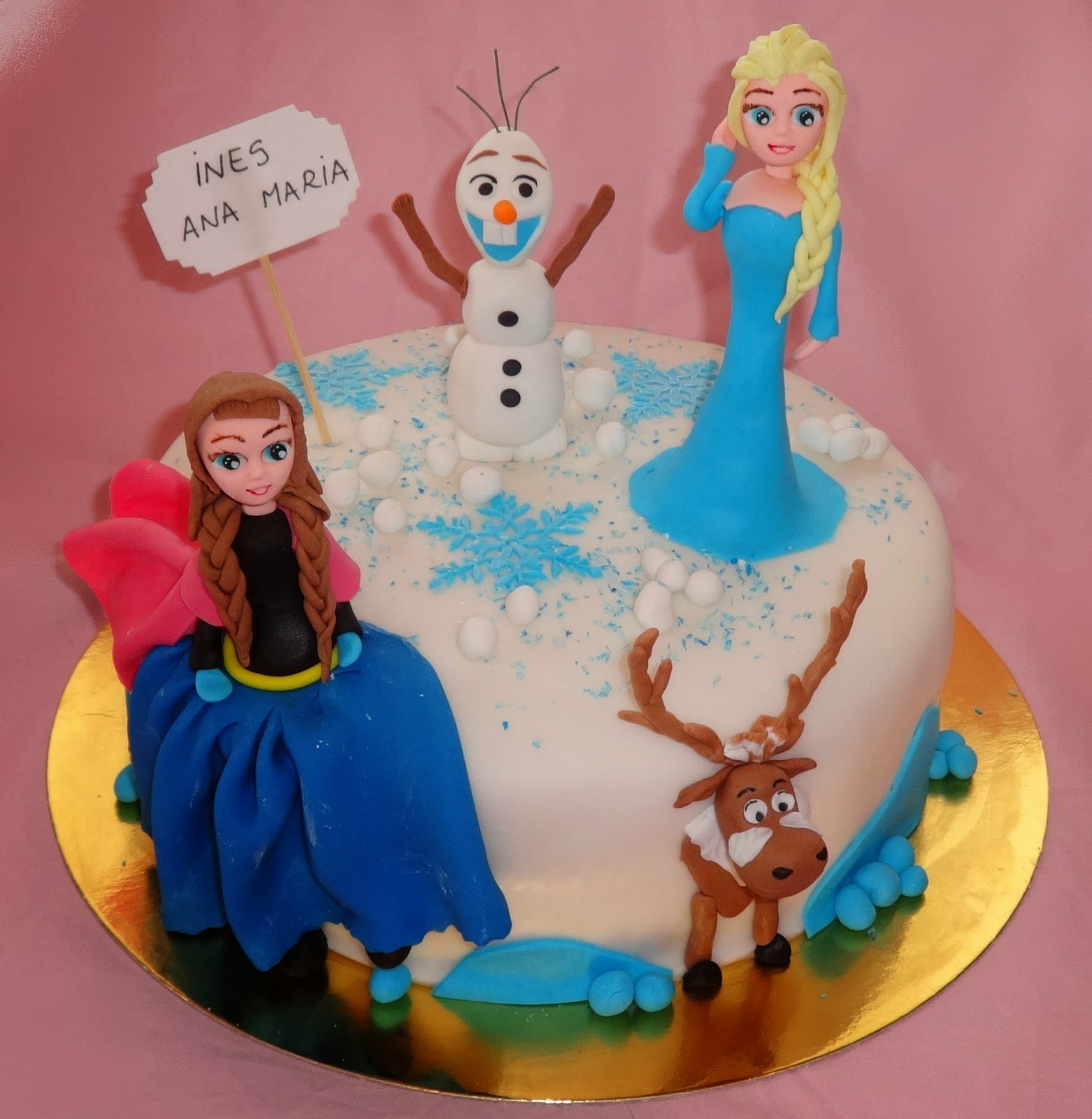 Torturi pentru copii in Constanta: Tort Frozen pentru Ines