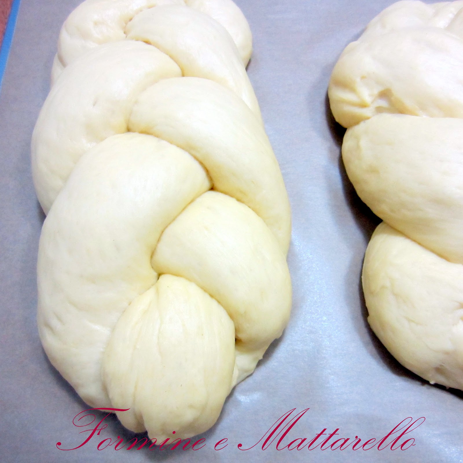 TRECCIA DI PASTA LIEVITATA da formineemattarello su Akkiapparicette