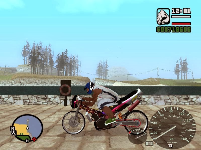 Muhammad Al Fatih: Gta san andreas Drag mod Sonic dash 125