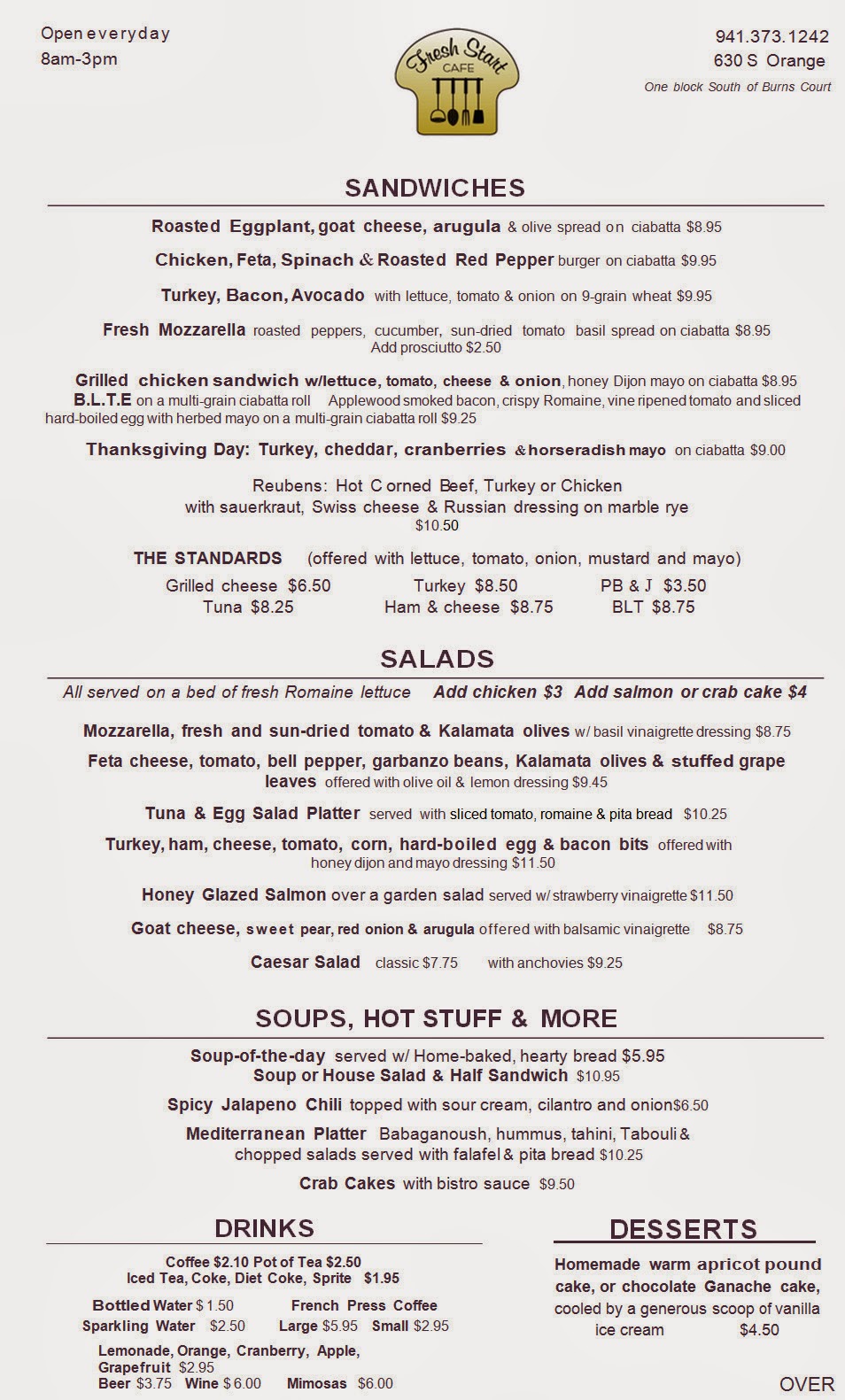 Bradenton Foodie: Fresh Start Cafe