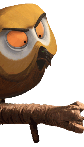 Fly me to the broom: The Gruffalo