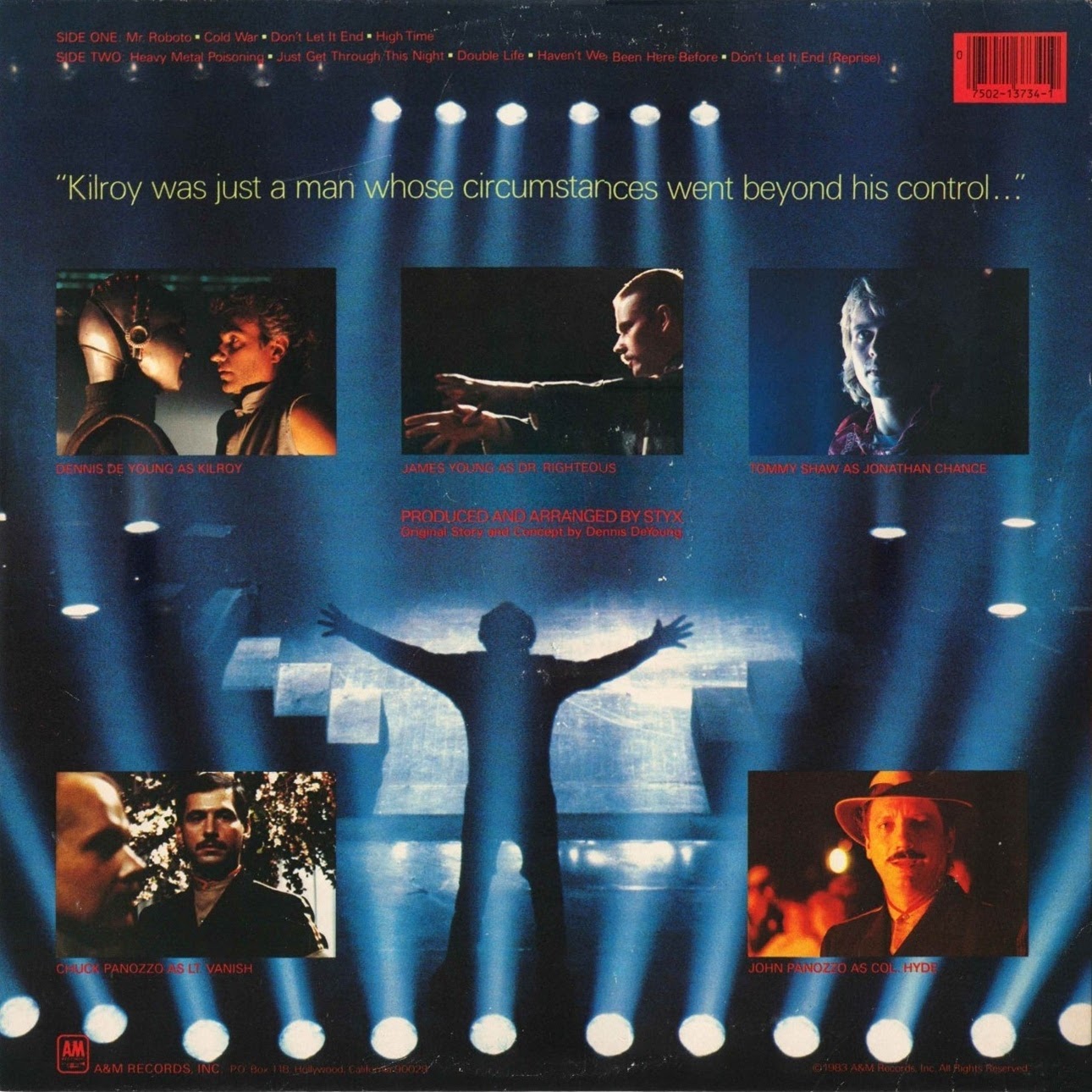 1983 Kilroy Was Here - Styx - Rockronología