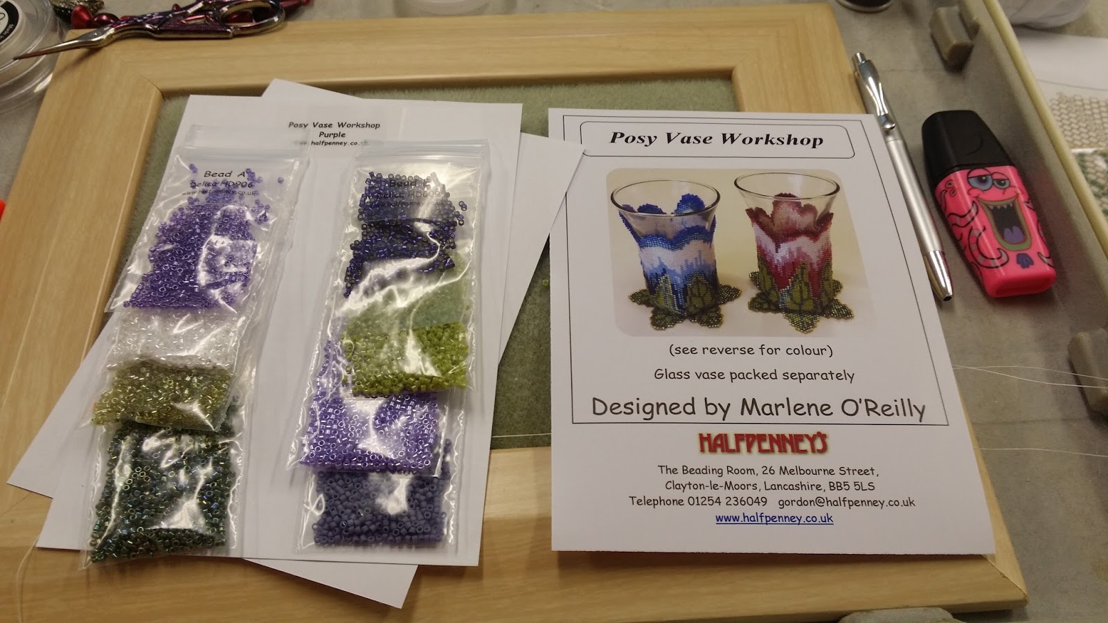 Caring Stitcher: Another beading class!