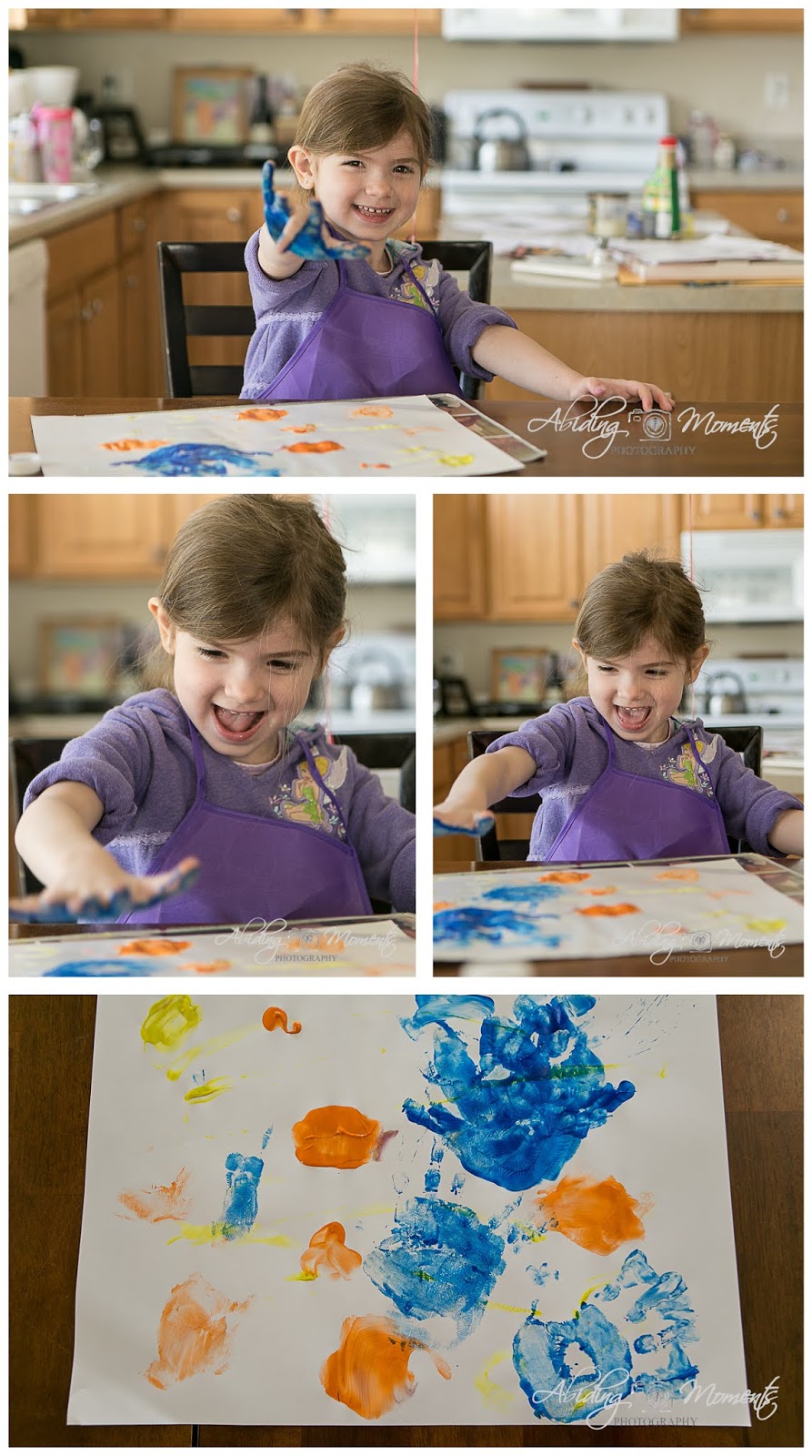 Abiding Moments Photography: Finger Painting