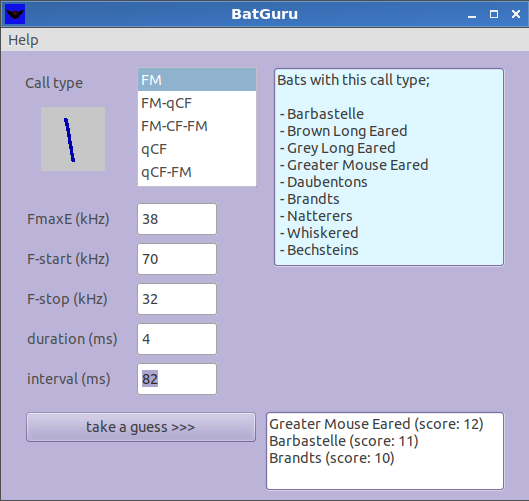 Captain Bodgit: BatGuru: a British bat ID helper