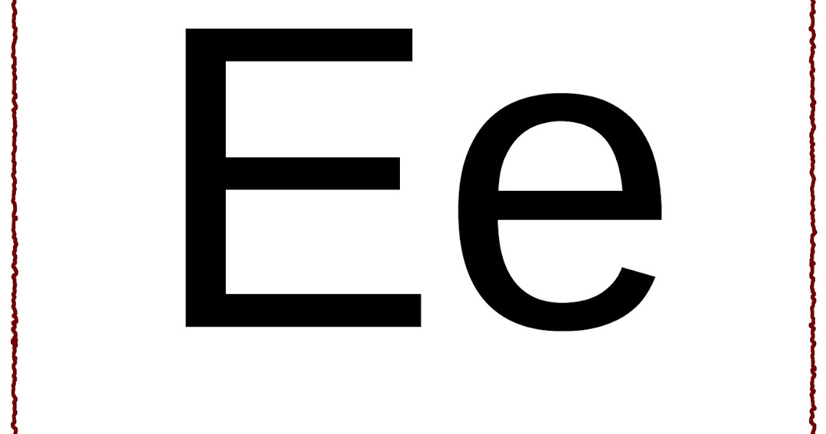 edusio - druczki do nauczki: Litera E