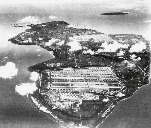 United States Navy: Quonset Huts: Tinian Island