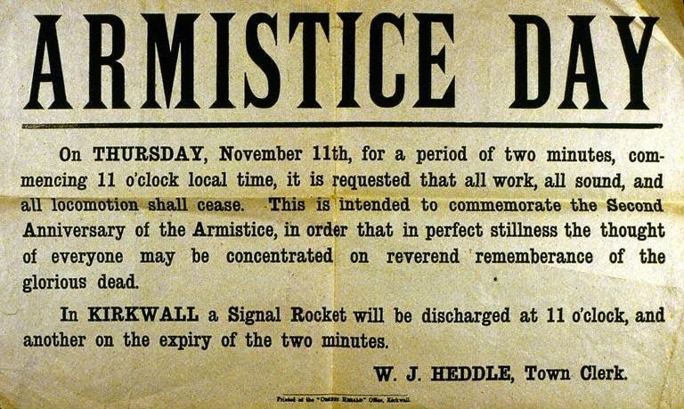 Bytes: Armistice facts