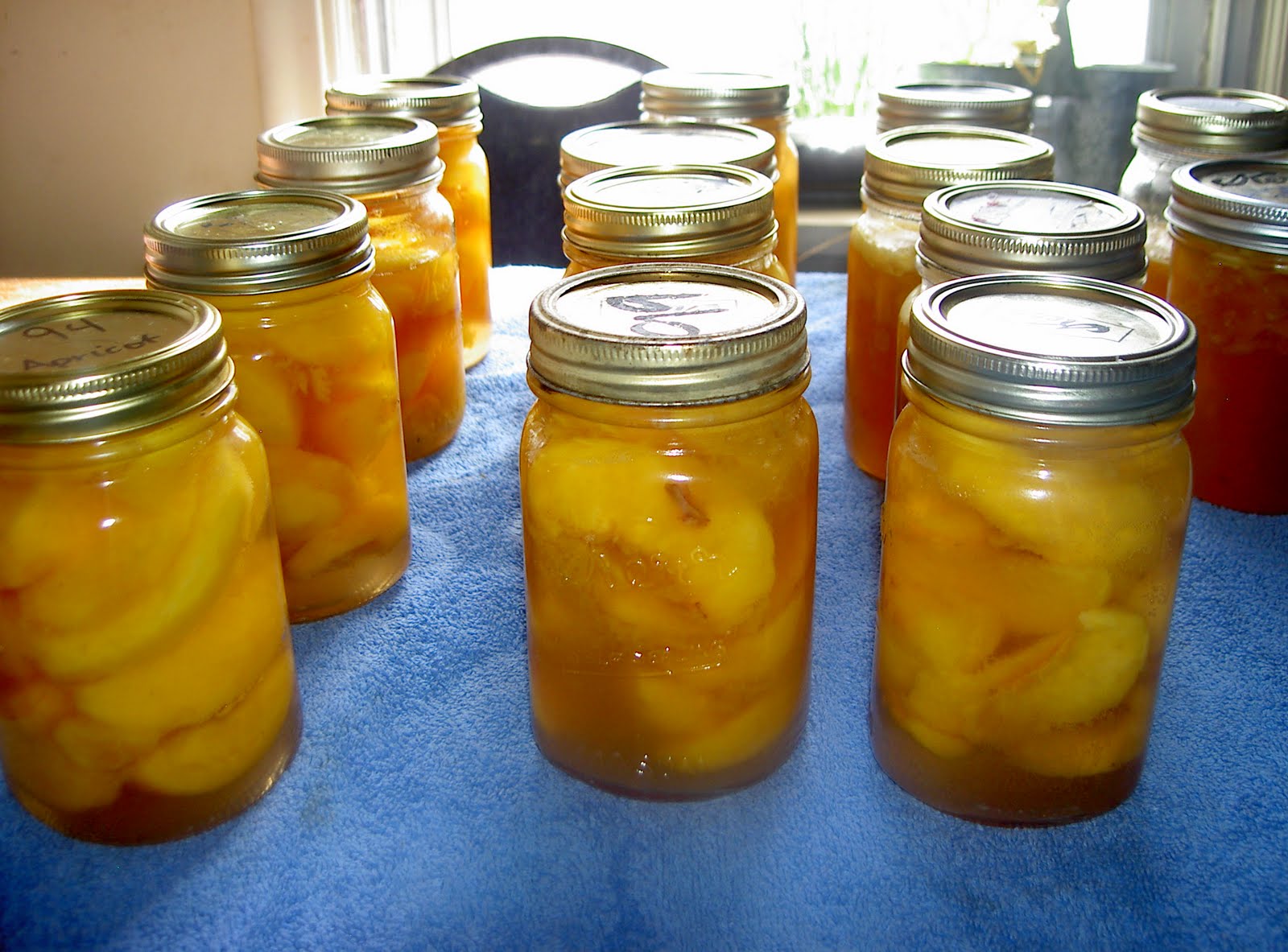 Naturally Cheerful, and Kinda Crunchy: Canning Peaches!! The Easy way.