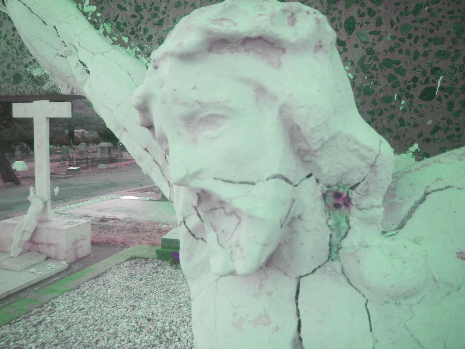 Creepy Cemetery Statues