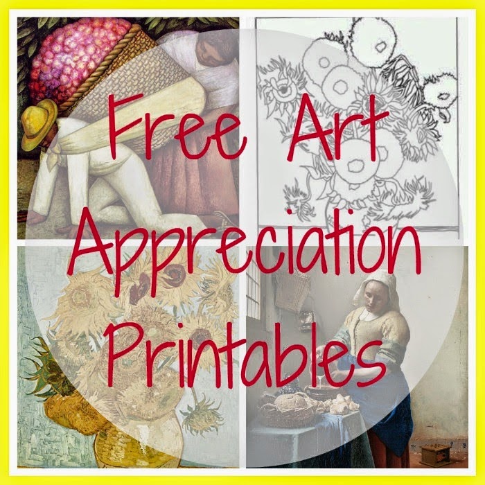 Art Appreciation Activities and Printables for Kids (KLP Linky) - Every ...