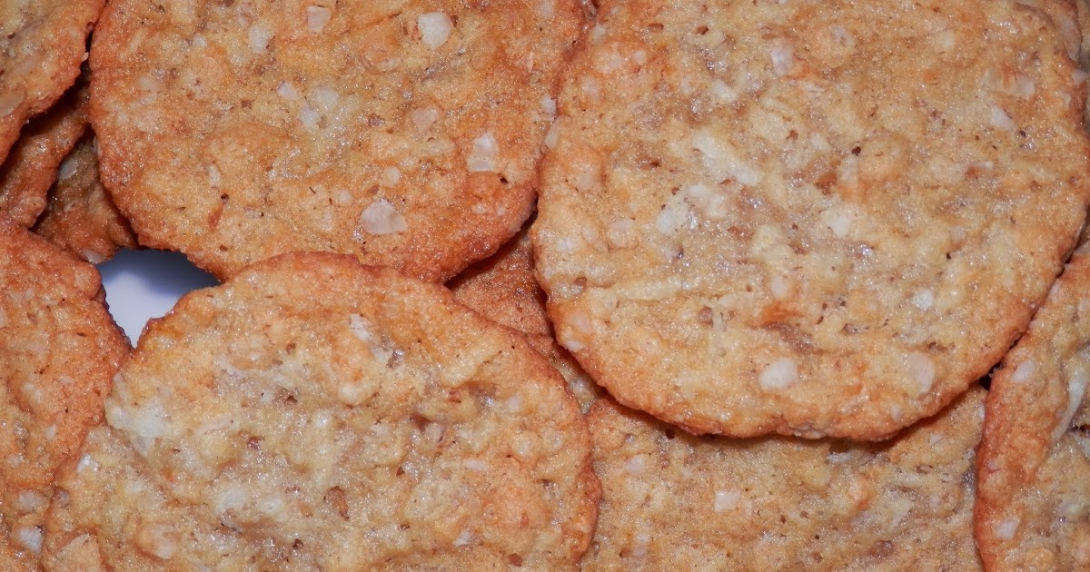 Jazzy Allergy Recipes: Egg Free, Dairy Free Crispy Oatmeal Coconut Lace ...
