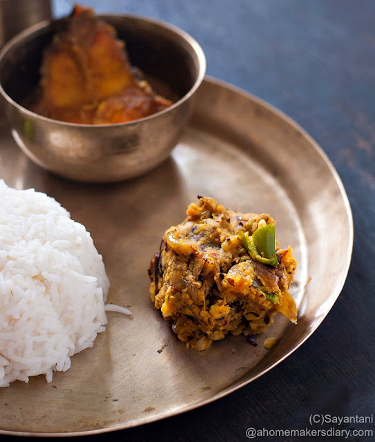 Kanthal Bichir Bhorta (Jackfruit seeds mash with shrimps) - A Homemaker ...