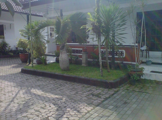 Foto Gambar Taman Hotel Sederhana Dengan Tanaman Hias Daun Yang ...