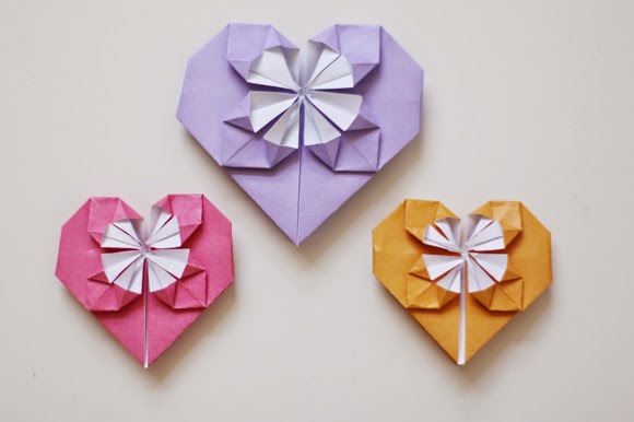 love origami ~ origami instructions art and craft ideas