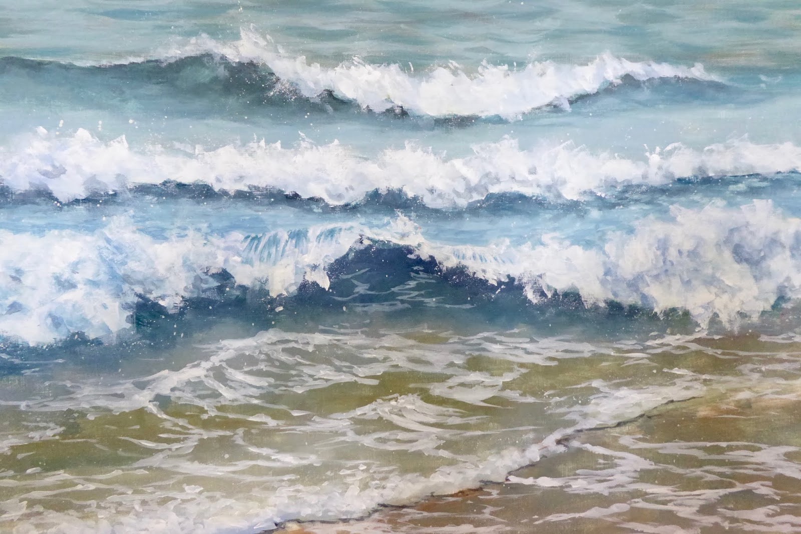 Art in Writtle: Denise Allen Seascape Demonstration at Writtle Art Group
