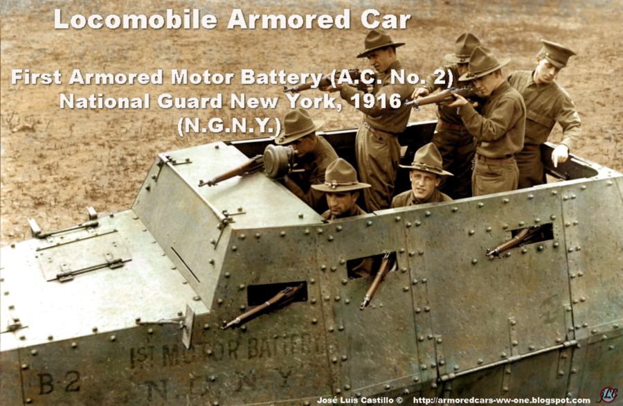 Armored Cars in the WWI: Locomobile Armored Car- First Armored Motor ...