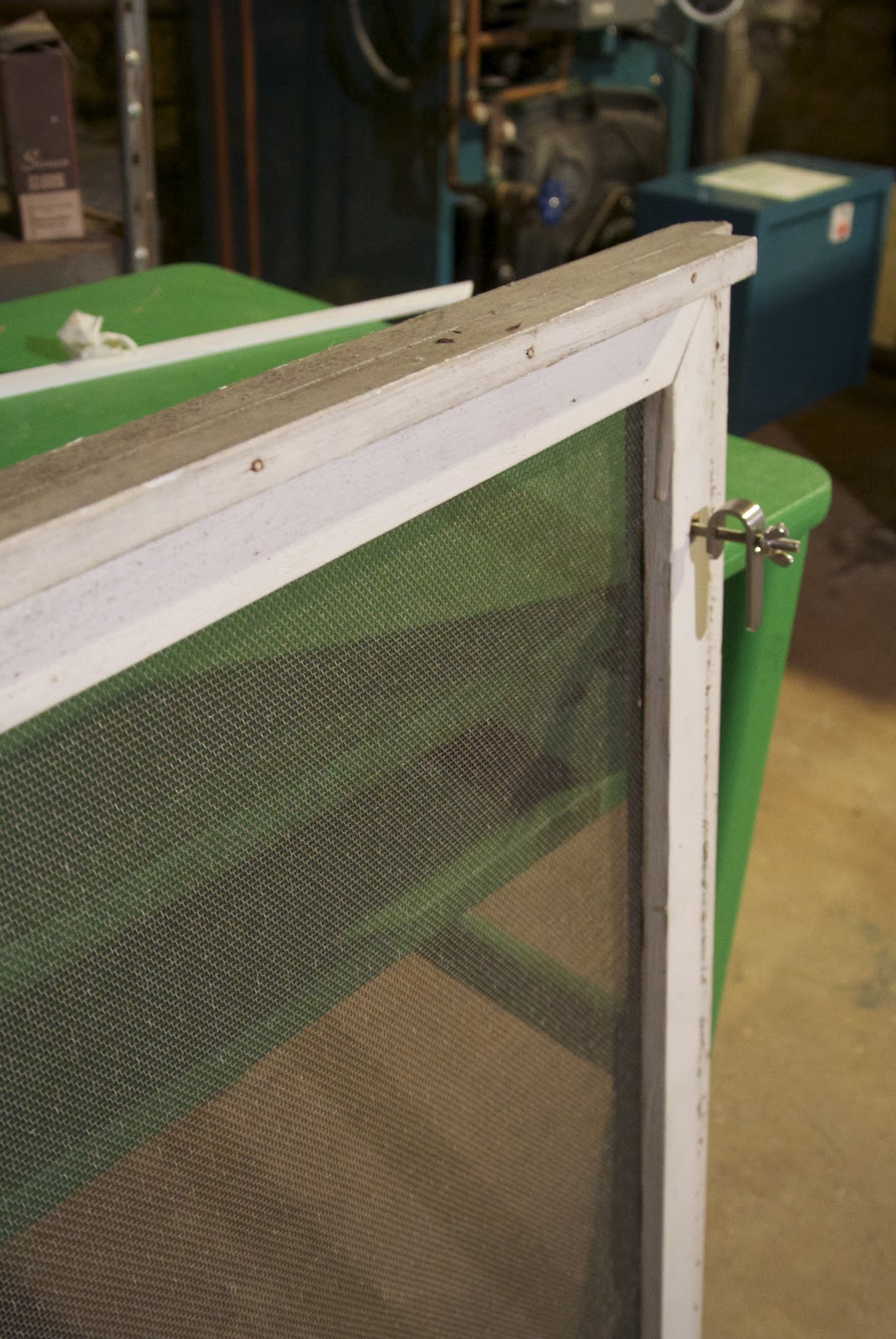Life at Pugsley: How to make wood window screens 3: Original model