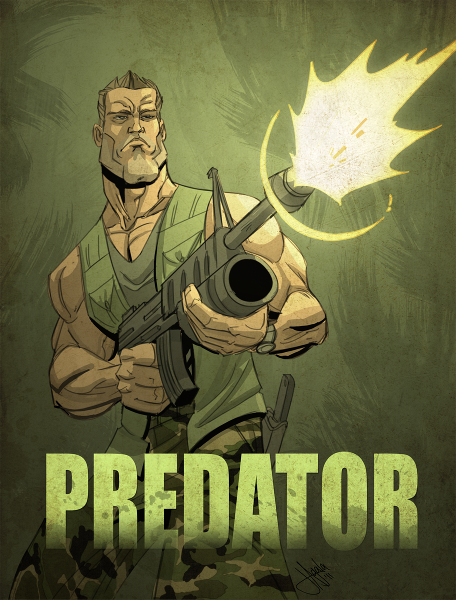 The Geeky Nerfherder: Movie Poster Art: Predator (1987)