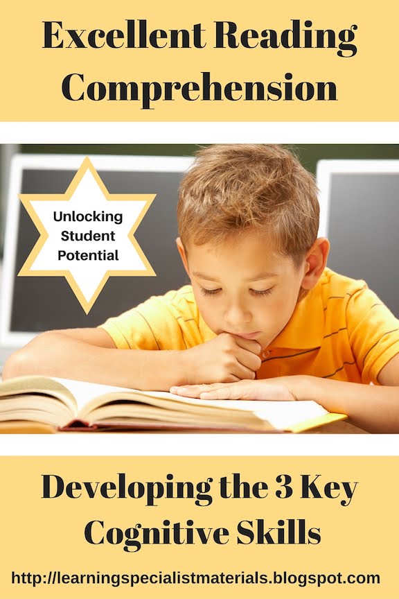 Excellent Reading Comprehension: Developing the 3 Core Cognitive Skills