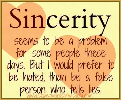 Sincere Person